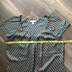 Dress Barn | Tops | Dressbarn Circle Pattern Blouse | Poshmark
